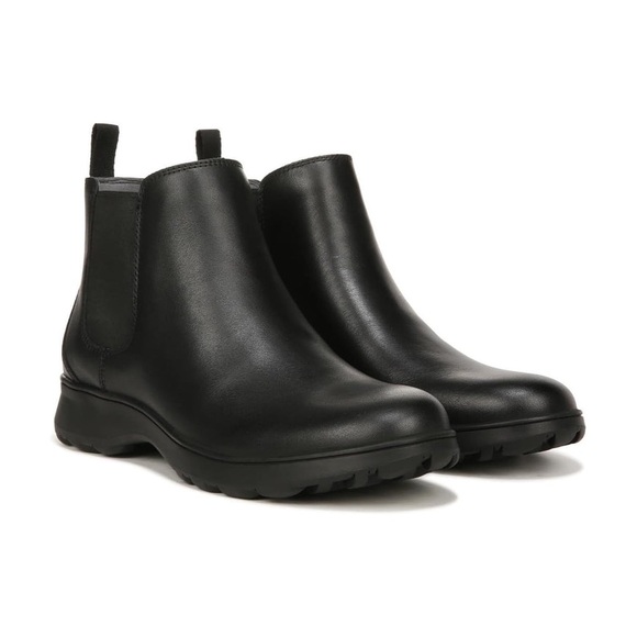 Vionic | Shoes | New Vionic Evergreen Black Leather Ankle Boots 95 ...